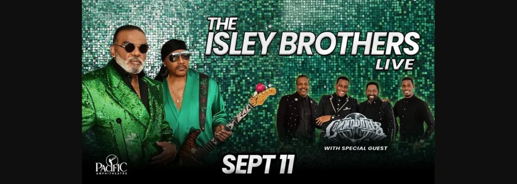 The Isley Brothers & Commodores Tickets | 11th September | Pacific ...